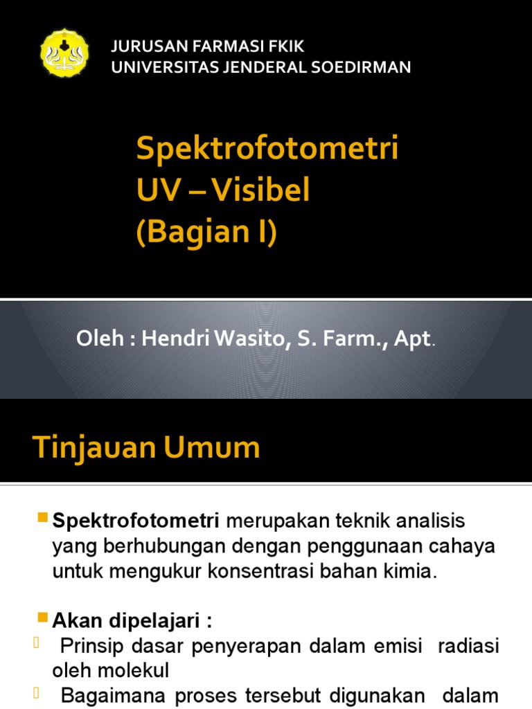 Spektrofotometri Uv Vis | PDF