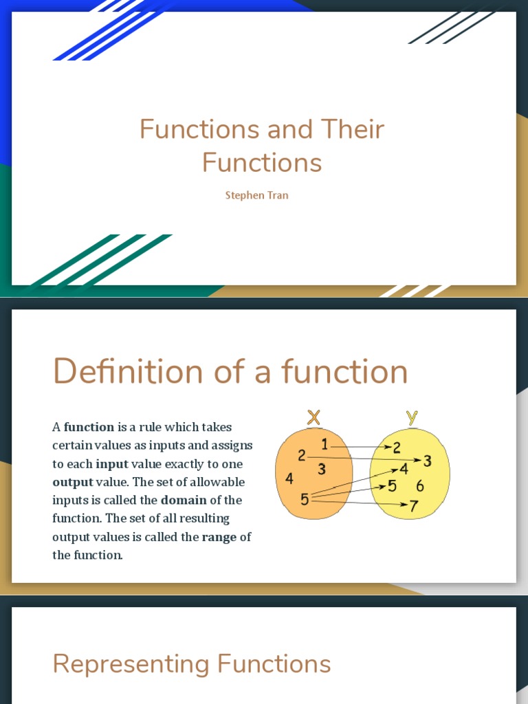 Understanding Functions and Their Representations | PDF | Function ...
