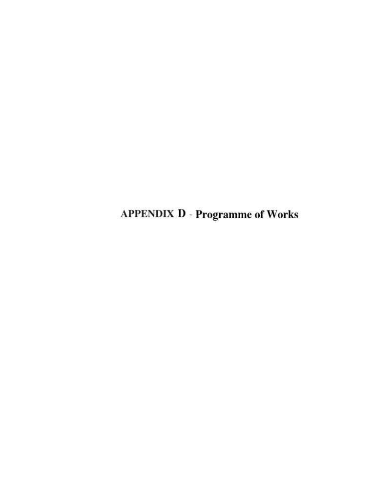 Appendix D PDF | PDF