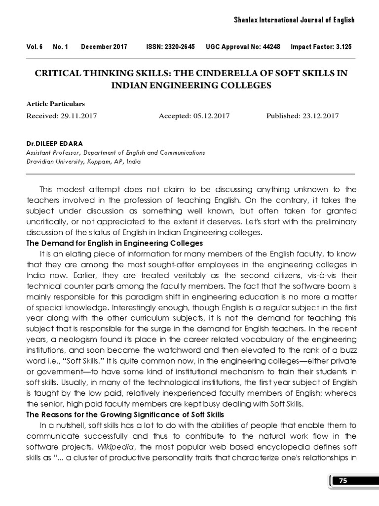 Article On Critical Thinking Skills Pdf Critical Thinking Employment