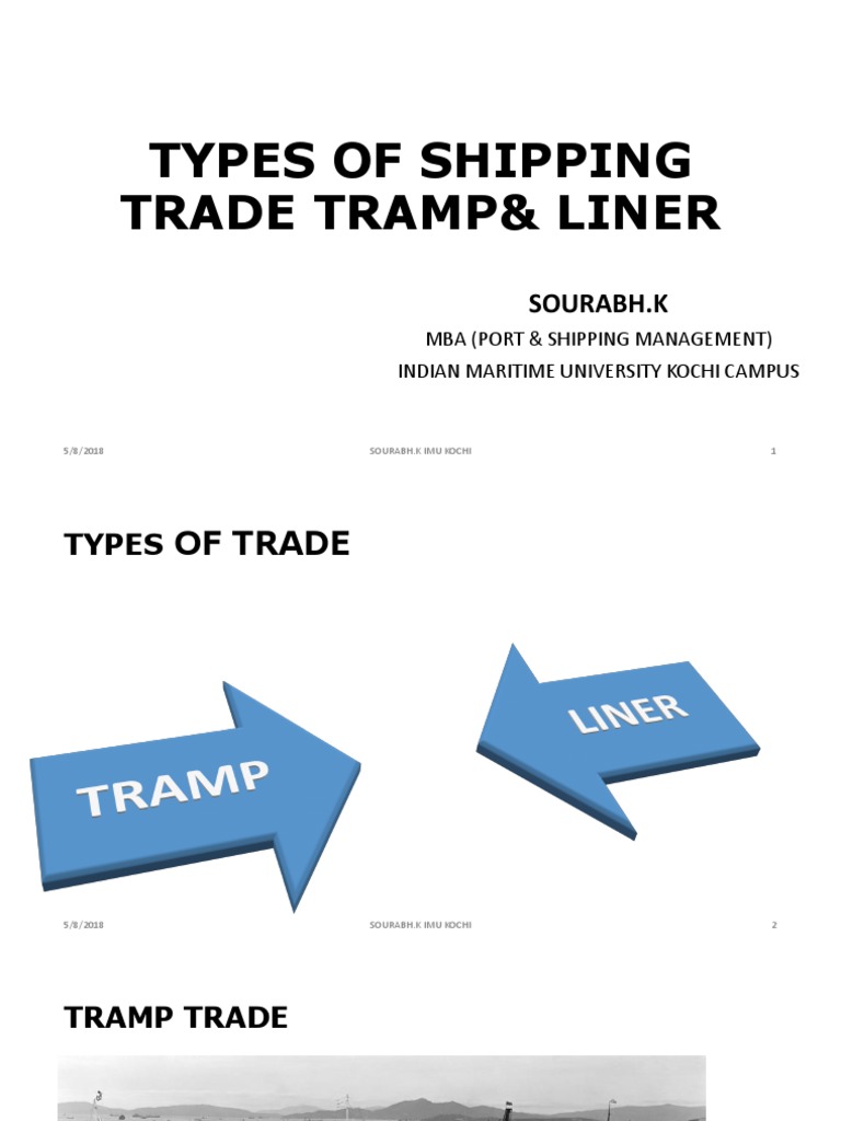 Shipping Trade Types Tramp and Liner Shipping | PDF | Industries ...