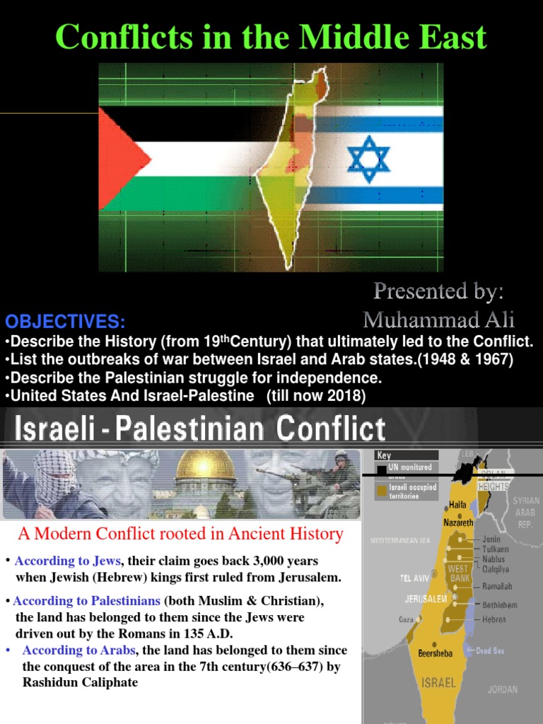 Conflicts in The Middle East: Objectives | PDF | Palestinian ...