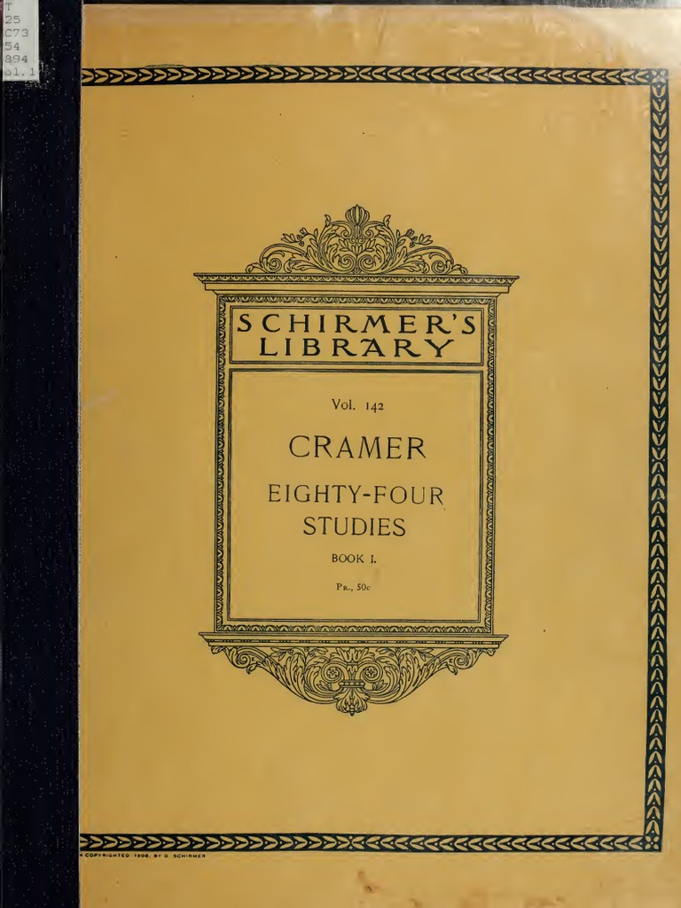 Cramer Etudes - Book 1 PDF | PDF | Classical Compositions | Music Theory