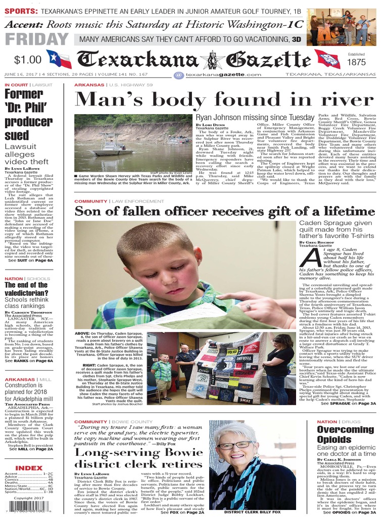 The Texarkana Gazette - June 16 2017 PDF | PDF | Business