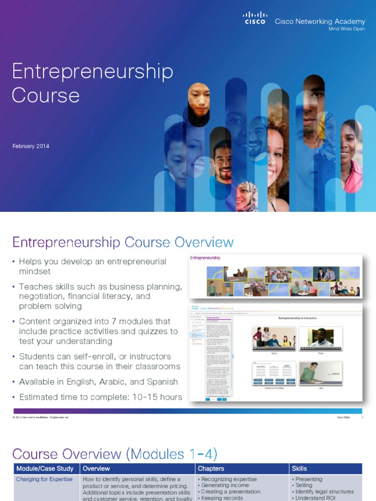 Entrepreneurship Course Overview | PDF | Entrepreneurship | Electronic ...