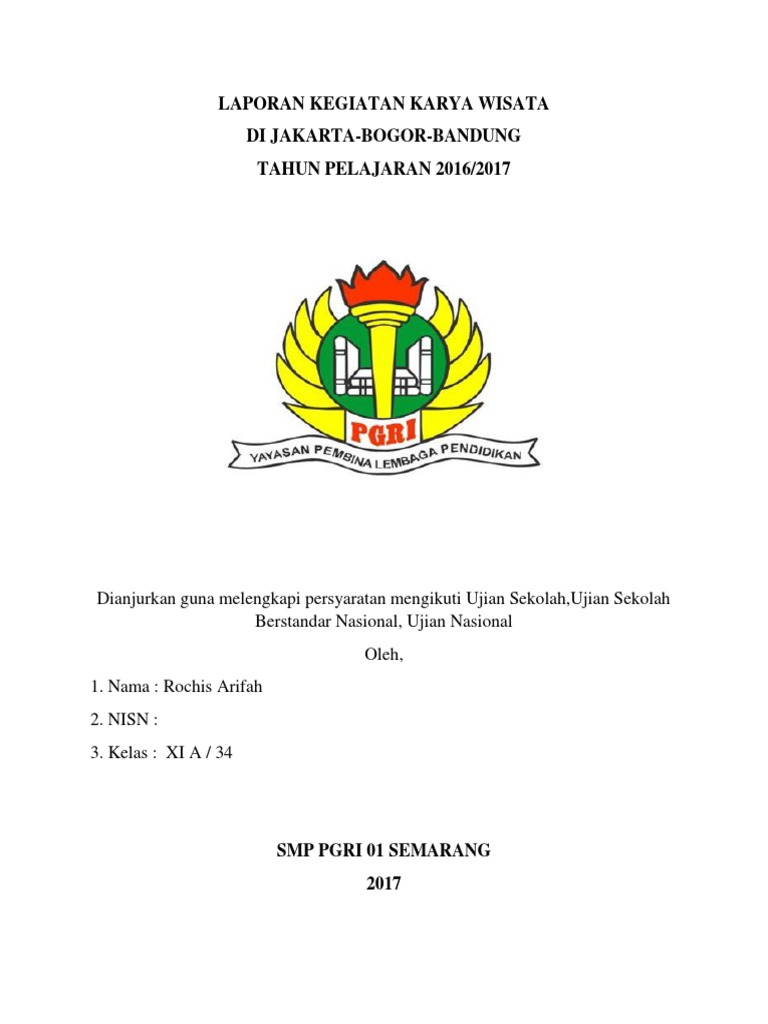 Laporan Kegiatan Karya Wisata | PDF