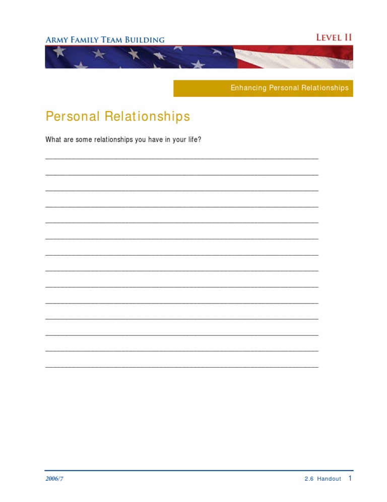 Enhancing Personal Relationships Guide | PDF
