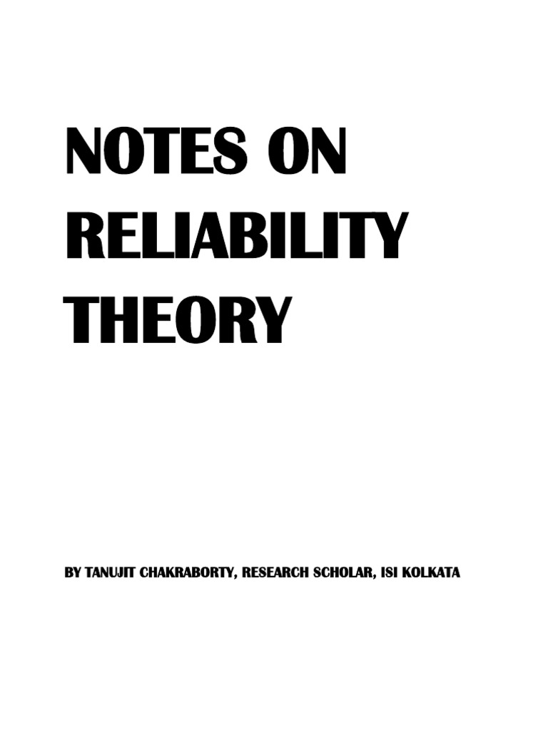 Reliability Theory | PDF | Normal Distribution | Strength Of Materials