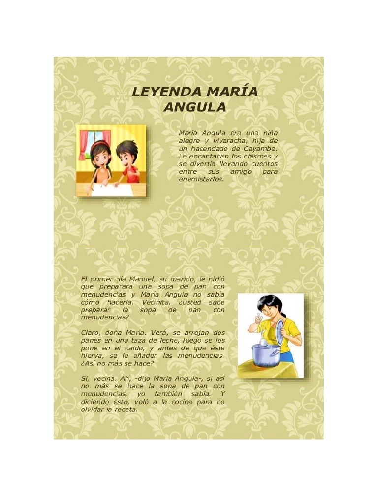 Leyenda Maria Angula | PDF