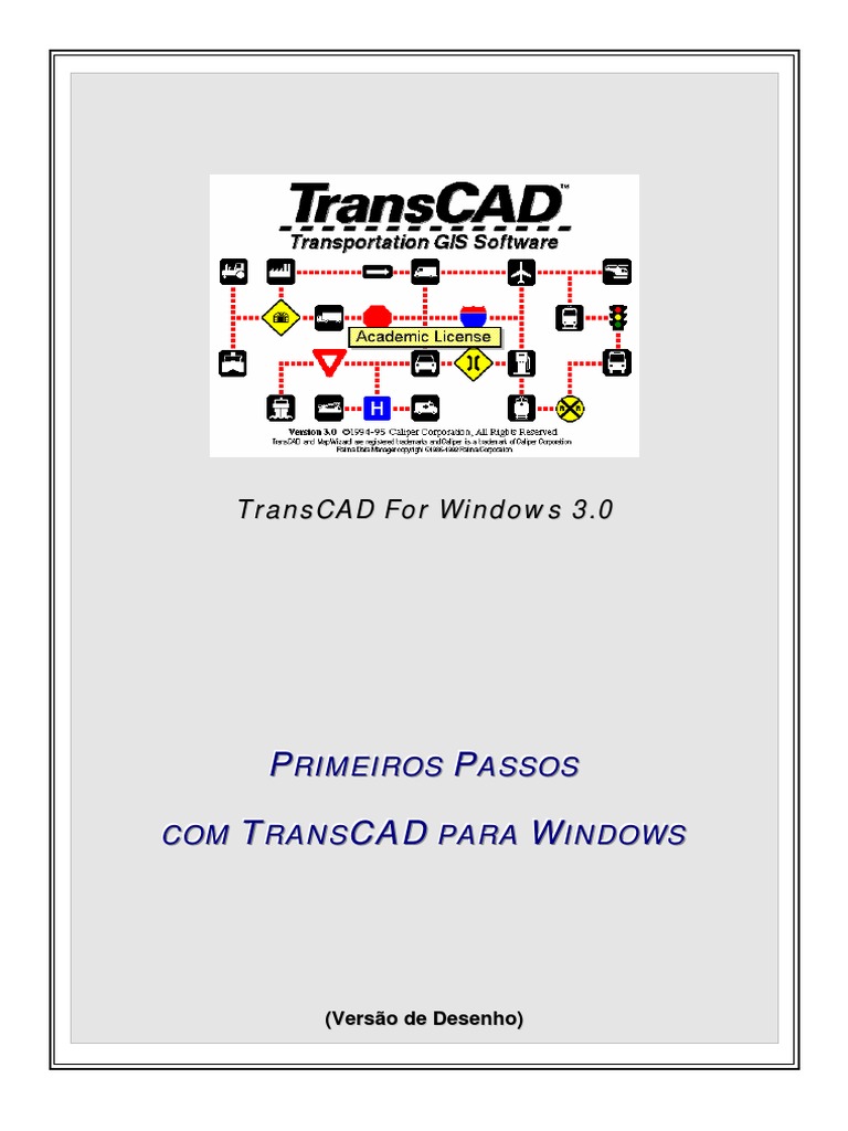 Transcad PDF | PDF | Janela (informática) | Sistema de informações ...
