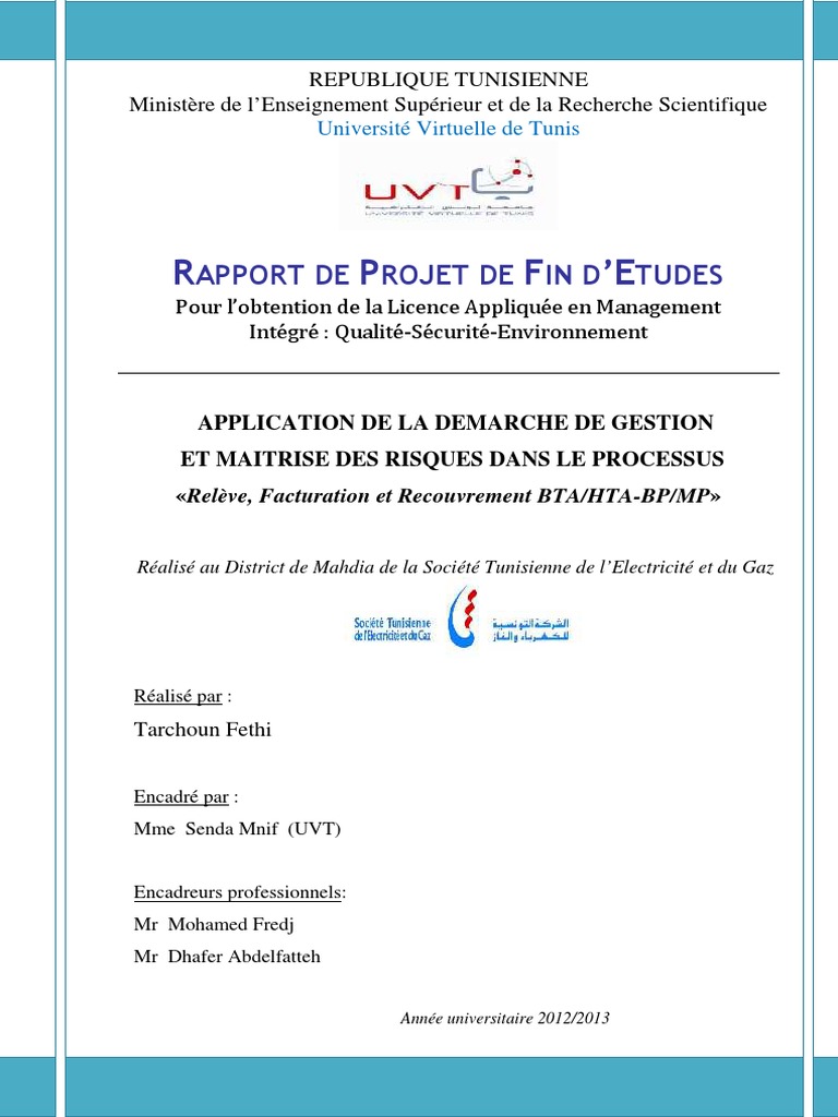 Processus Releve Facturation Recouvrement PDF | PDF | Risk | Quality ...