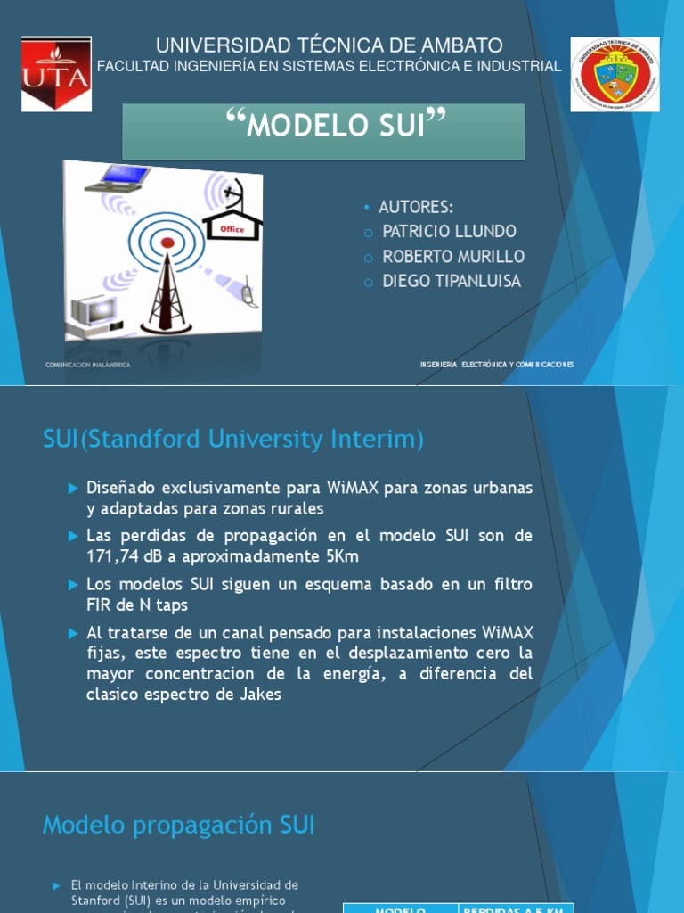 Modelo SUI para Propagação WiMAX | PDF | WiMax | Engenharia de ...