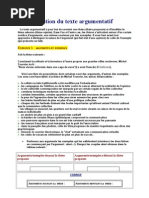 Guide de rédaction d'un texte argumentatif | PDF | Argumentation ...
