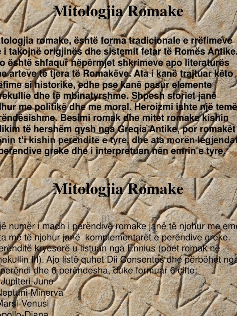 Mitologjia Romake | PDF