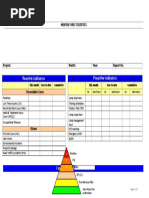 Monthly HSE Performance Report | PDF | Microsoft Word | Safety