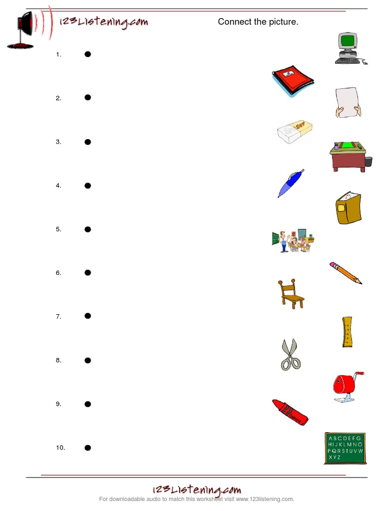 Connect The Picture | PDF