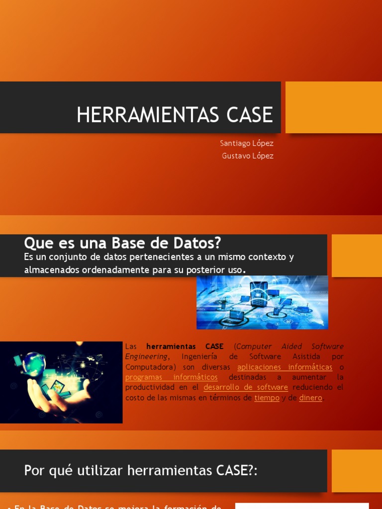 Herramientas Case 1 | PDF | Ingeniería de software | Software