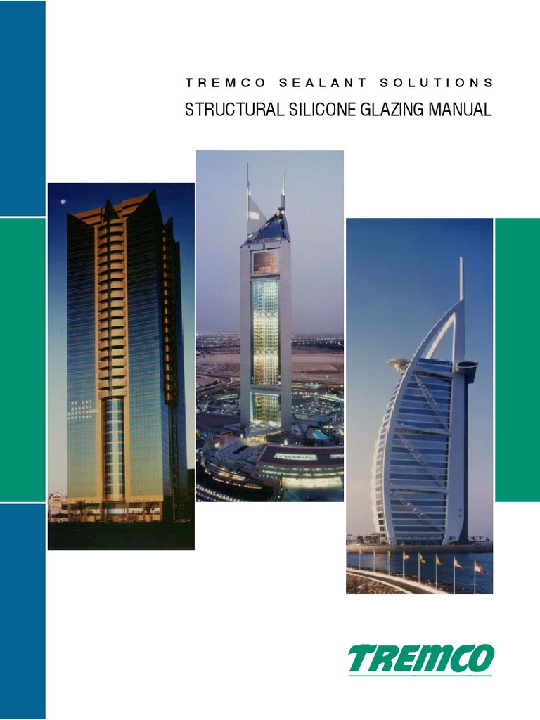 TREMCO Structural Silicone Glazing Manual | PDF | Silicone ...