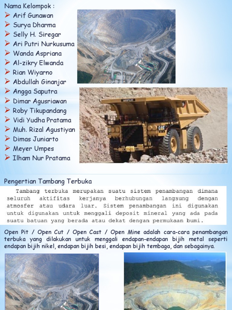 Pros and Cons of Open-Pit Mining | PDF