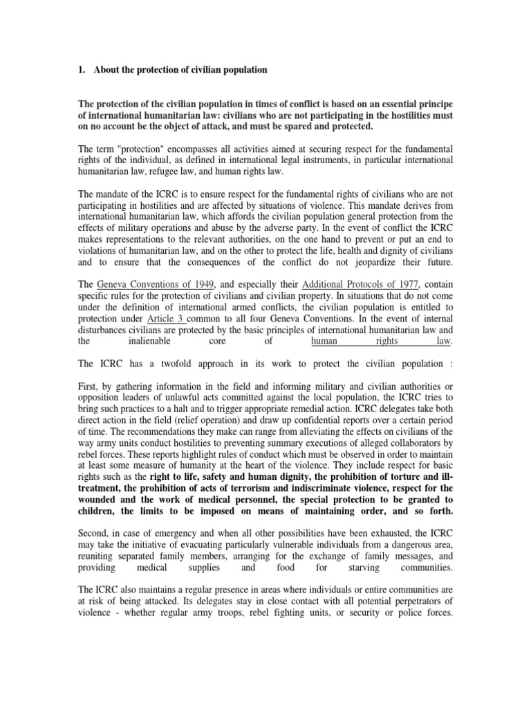 Geneva Conventions of 1949 Additional Protocols of 1977 | Download Free ...