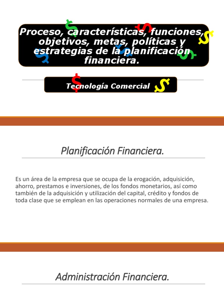 Planificacion Financiera | PDF | Presupuesto | Planificación