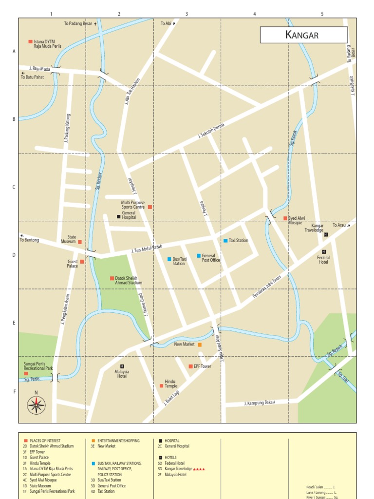 Map Perlis Kangar | PDF