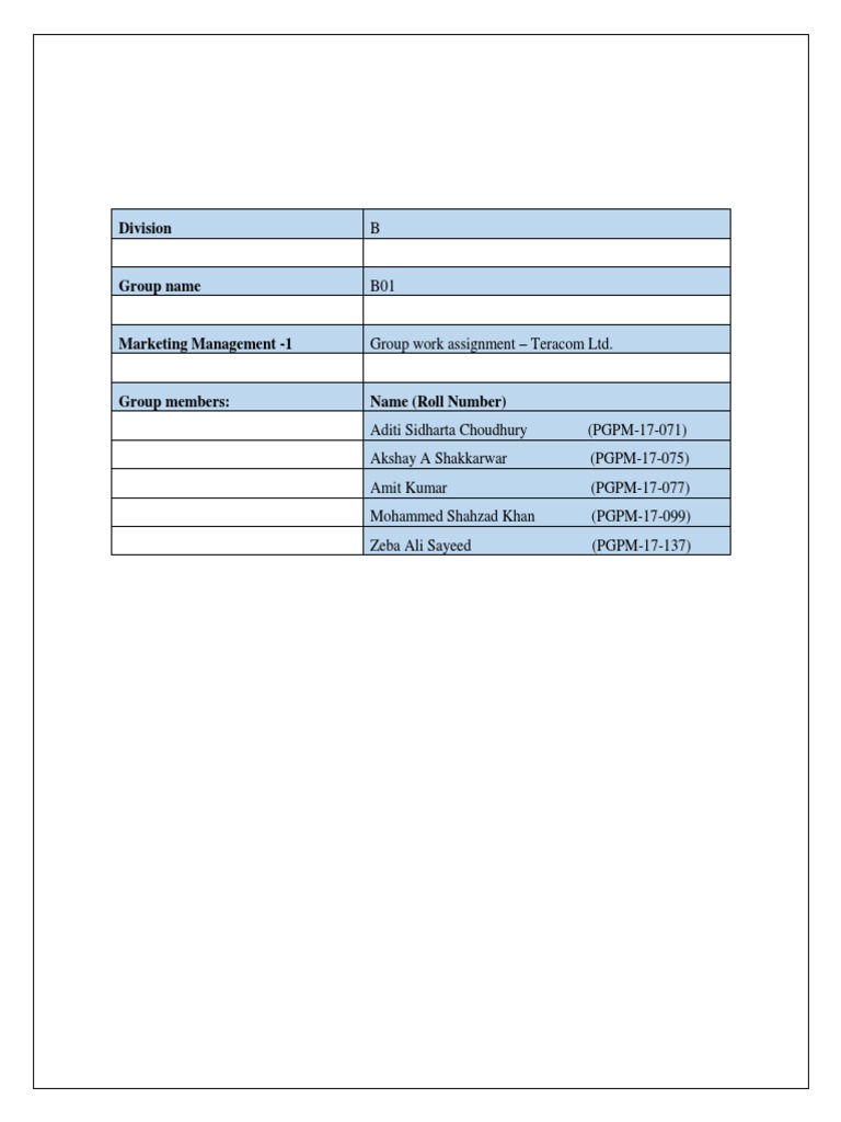 Teracom Ltd: B2B Retail Strategy Analysis | PDF | Retail | Sales