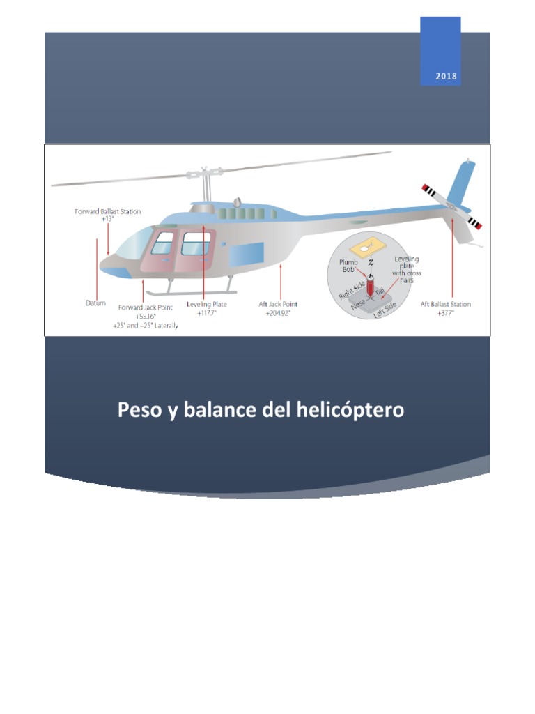 peso y balance helicoptero.docx | Helicóptero | Aviación
