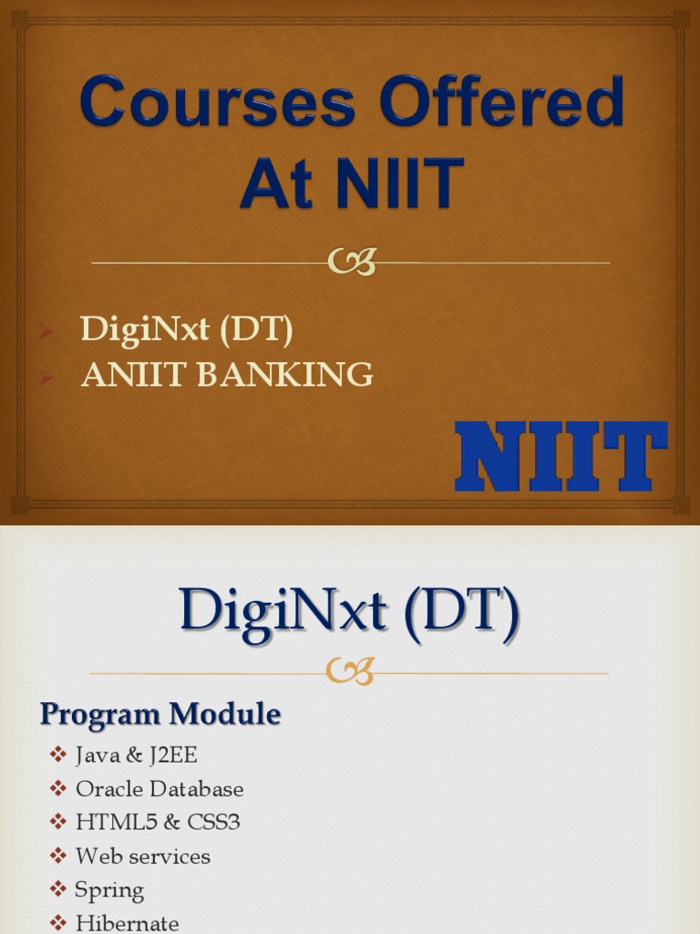 NIIT Pune | PDF