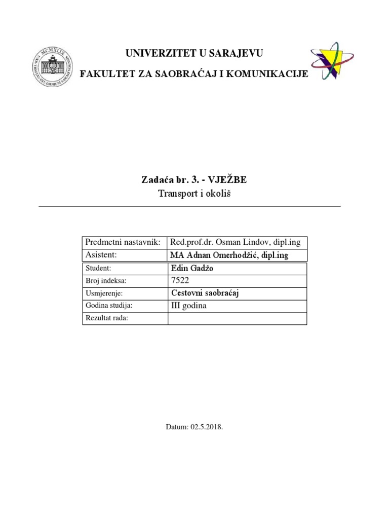 Zadaca 3. - Vjezbe | PDF