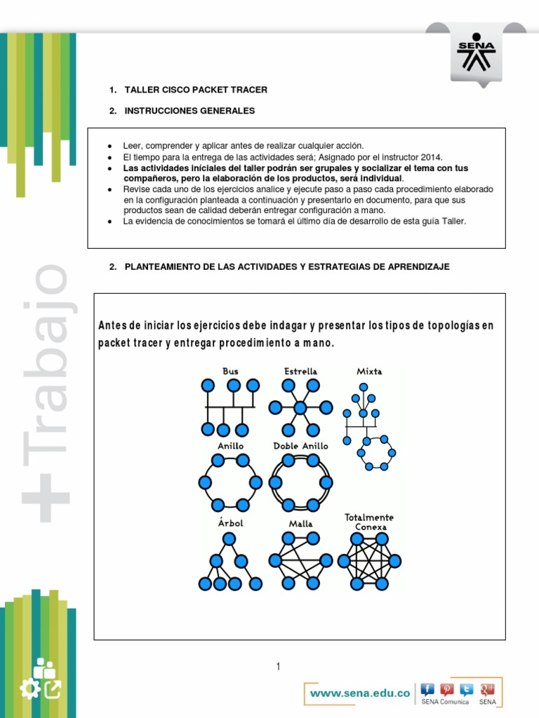 Ejercicios Packet Tracer Completo 2014 PDF | PDF | Enrutador (Computación) | Dirección IP