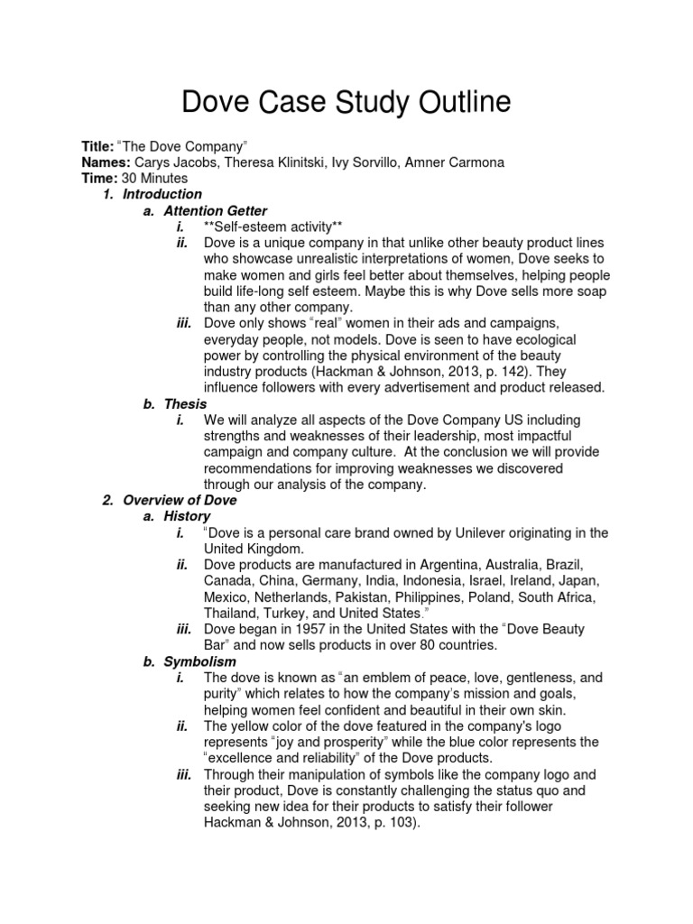 Dove Case Study | PDF | Unilever | Advertising