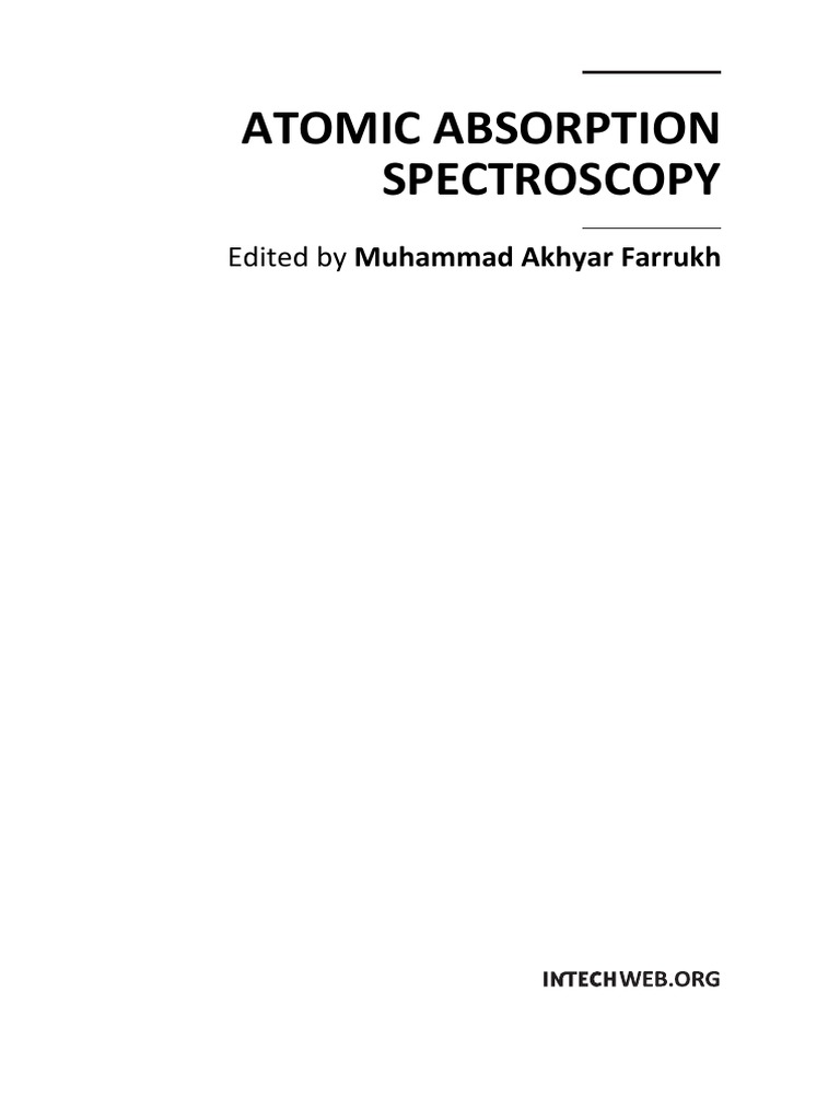 Aas PDF | PDF | Atomic Absorption Spectroscopy | Atomic Orbital