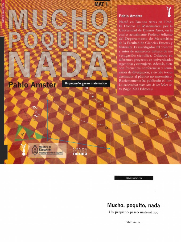 Mucho, Poquito, Nada - Pablo Amster PDF | PDF