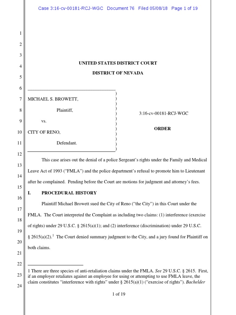 Browett - Order 5.8.18 Granted in Part Denied in Part | PDF | Complaint ...
