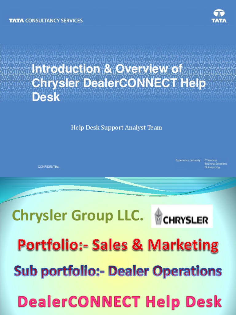 DC Help Desk Presentation | PDF | Help Desk | Websites