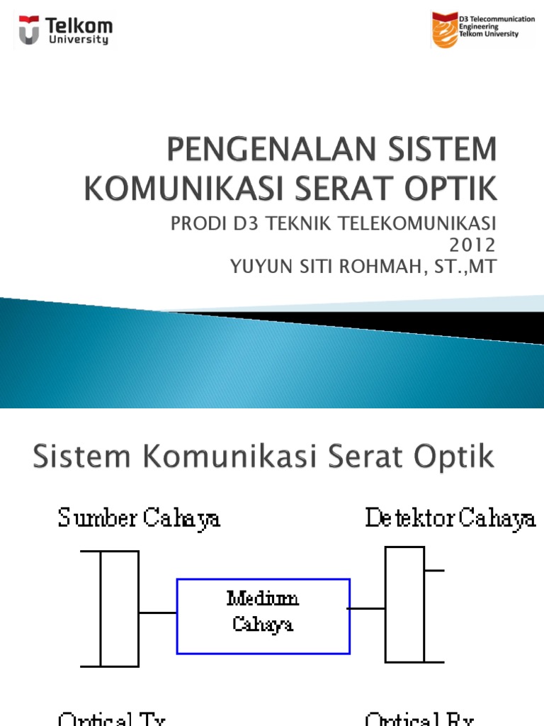 07 Sistem Komunikasi Serat Optik | PDF