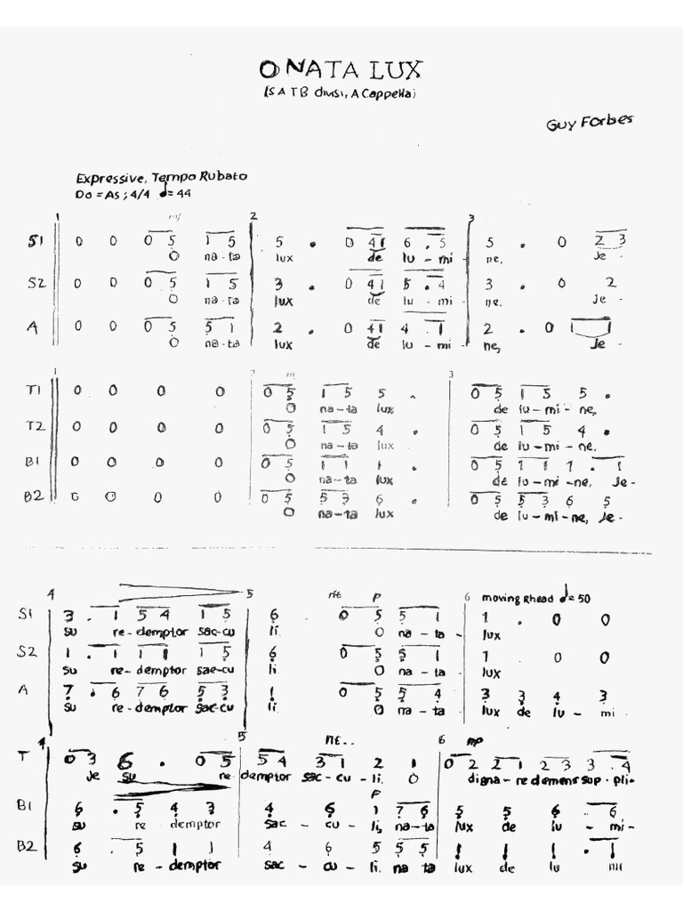 O Nata Lux PDF | PDF
