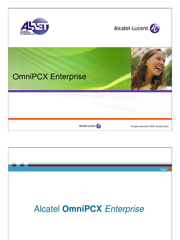 Omnipcx Enterprise: All Rights Reserved © 2005, Alcatel-Lucent | Download Free PDF | Gsm ...