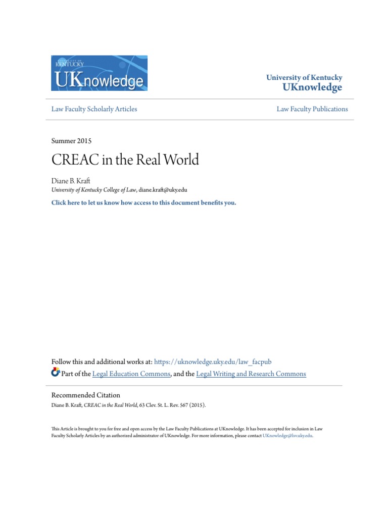 CREAC in The Real World | PDF | Search And Seizure | Expectation Of Privacy