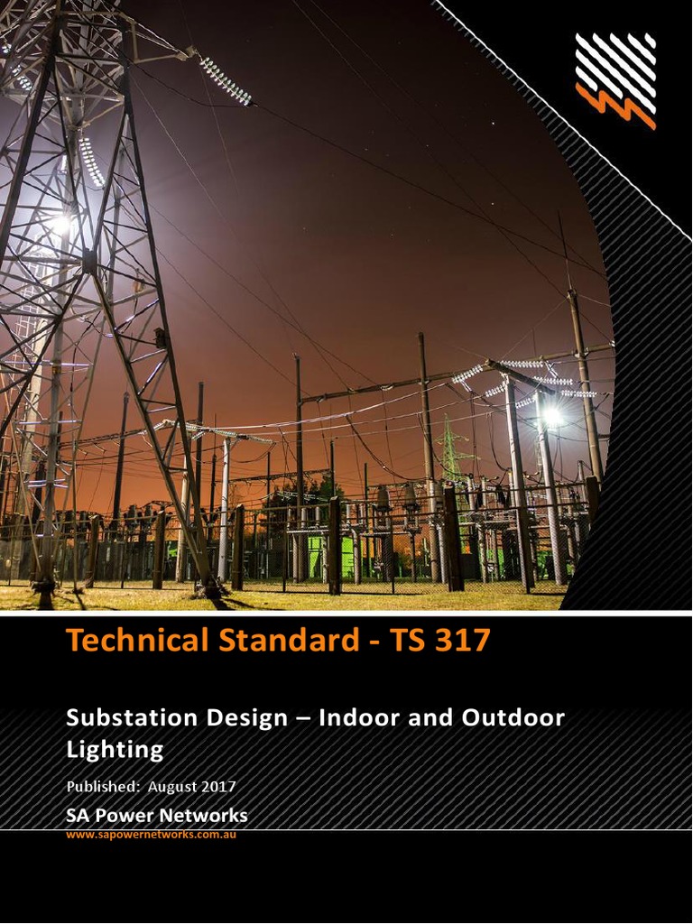 TS317 Substation Design Indoor and Outdoor Lighting Standard | PDF ...