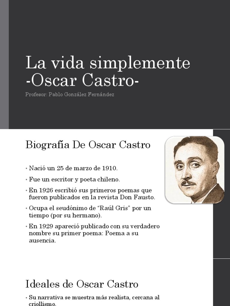La Vida Simplemente - 3° Medio | PDF