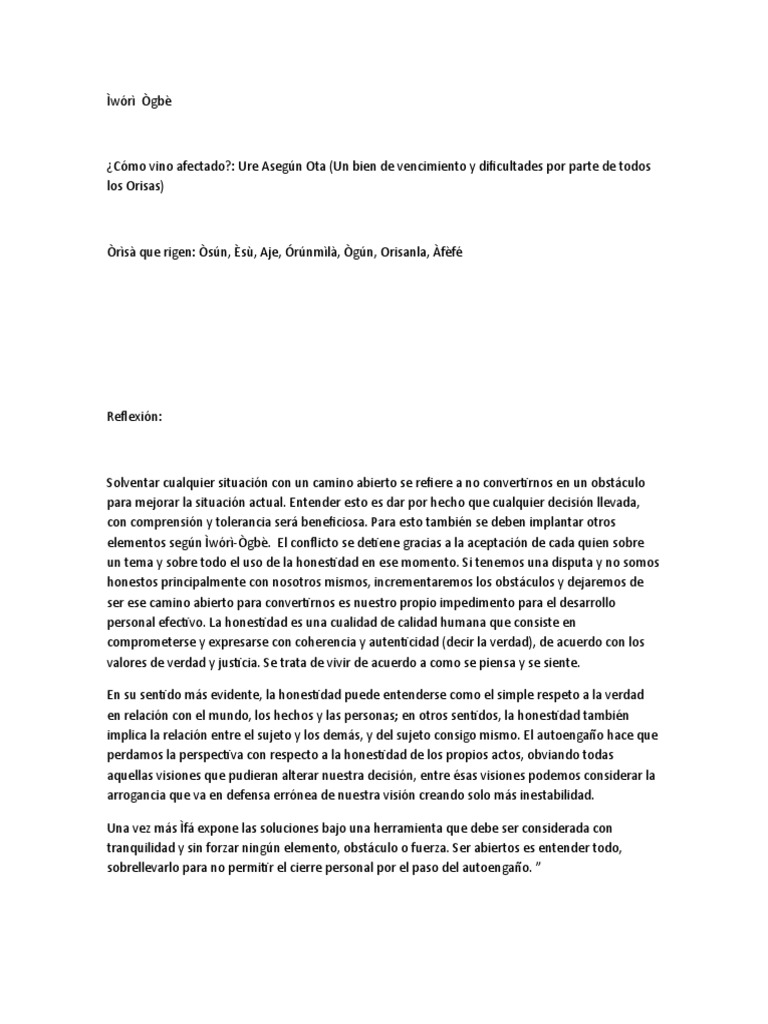 Ìwórì Ògbè | PDF | Felicidad | Placer