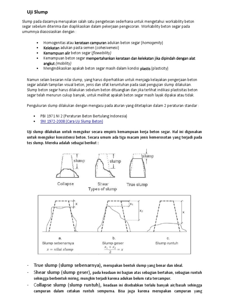 Uji Slump | PDF