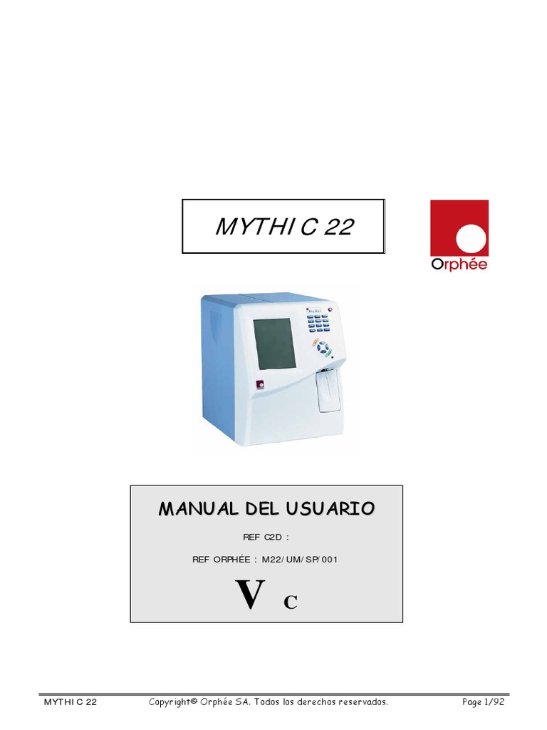 Orphee Mythic 22 User Manual ESP | PDF | Radio Frequency | Transmitter