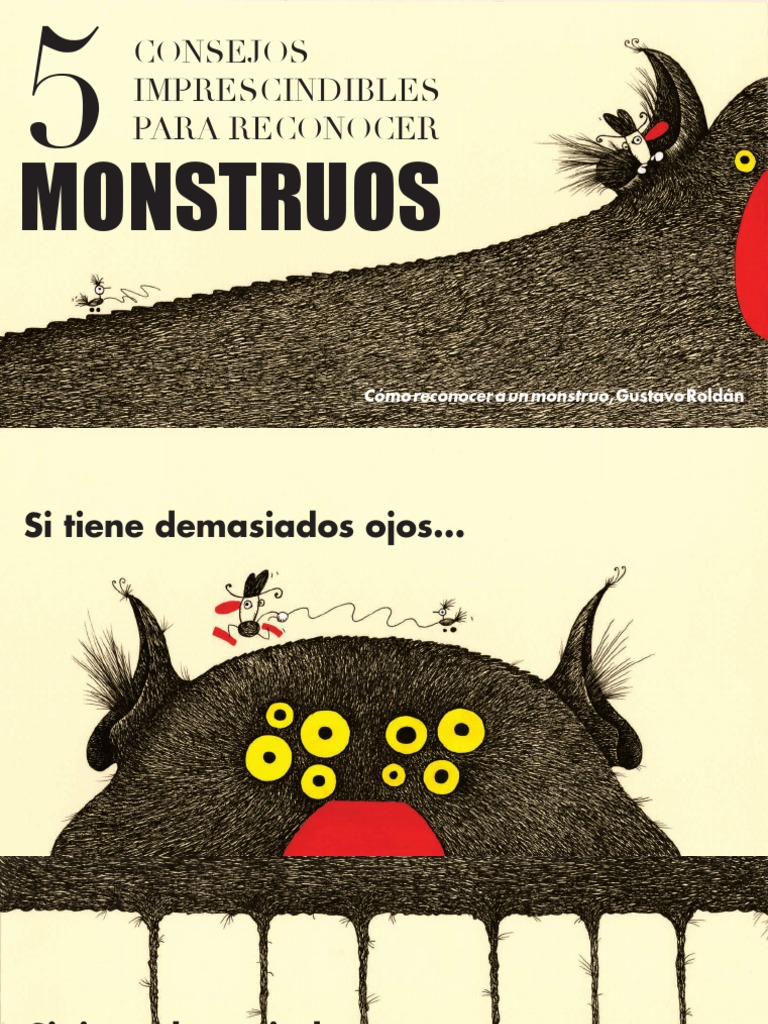 Reconociendo Monstruos: Guía Infantil | PDF | Artes del Lenguaje y ...
