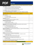 Fatigue Severity Scale Assessment | PDF