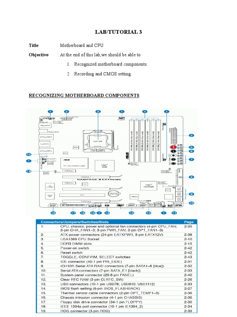 Lab/Tutorial 3: Title Objective | PDF | Graphics Processing Unit | Central Processing Unit