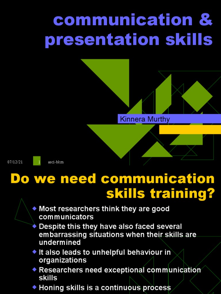 Enhancing Communication Skills Training | PDF | Nonverbal Communication ...