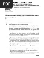 High Risk Consent Form: Doctor-In-Charge / Principal Surgeon ...